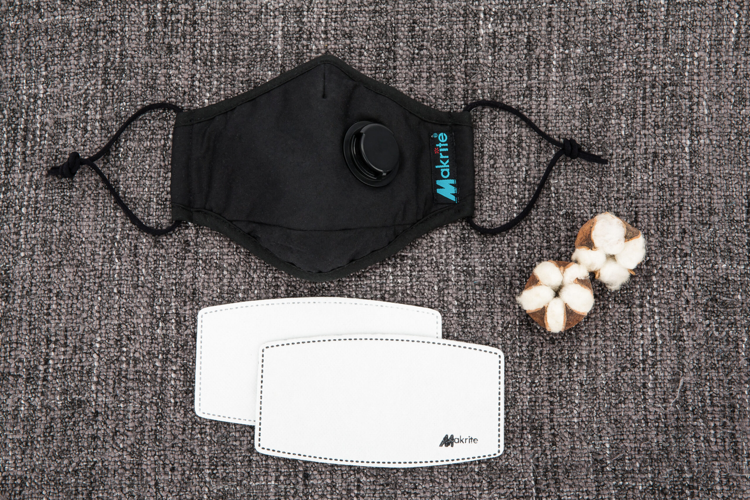 Fabric Filtration Mask with Exhalation Valve